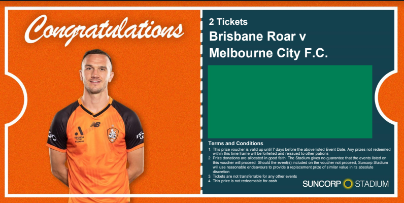 Auction Item_Suncorp Stadium_Roar Tickets – Brisbane Convoy for Kids